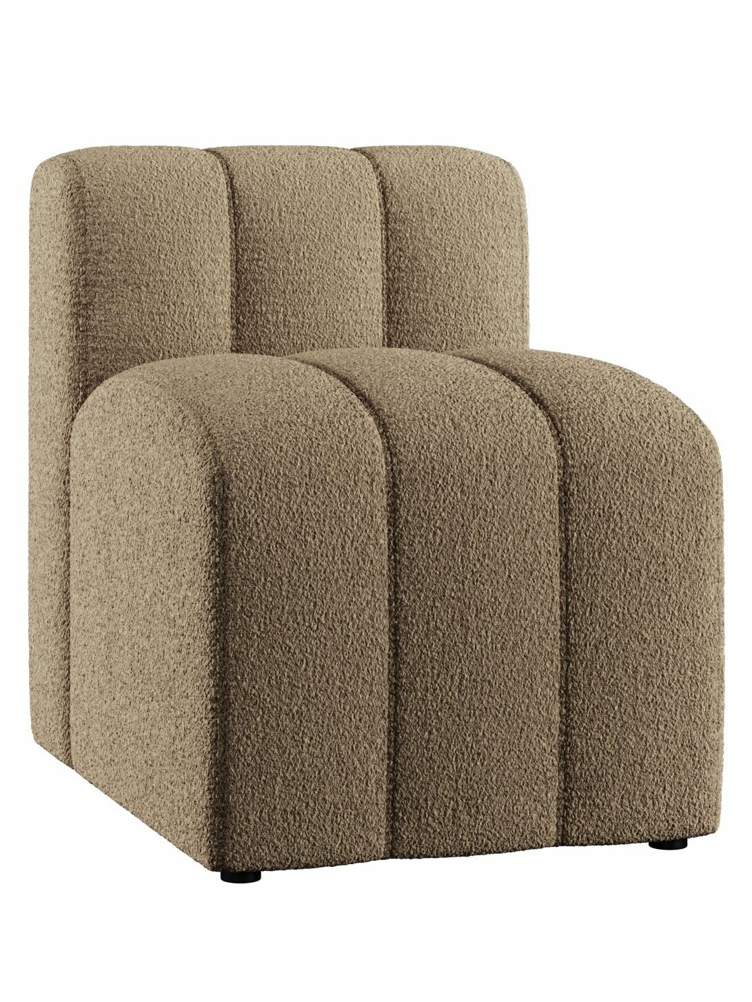 Кухонный диван, уголок Эра, с мягким сиденьем, со спинкой, 50х70х67 см, Мокко, букле