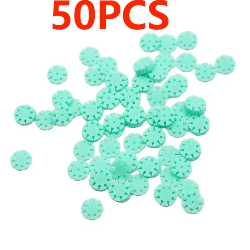 50шт. Стоматологические стопперы, зеленые