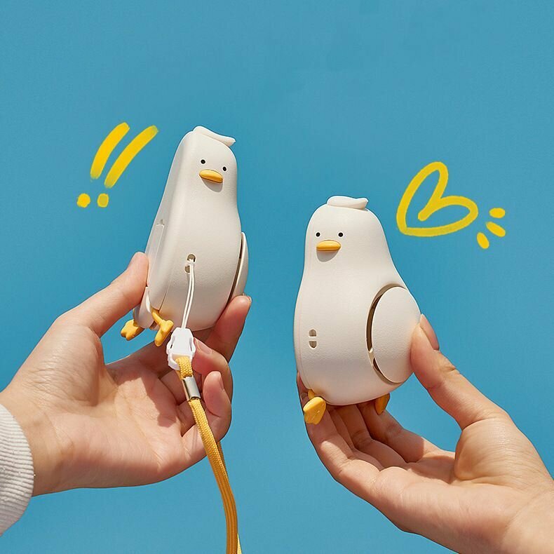 Портативный вентилятор Уточка, настольный мини-вентилятор