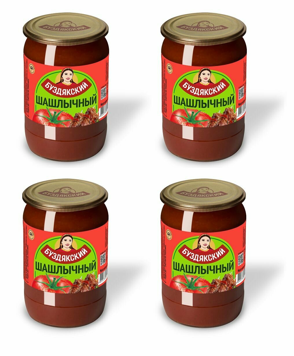 Буздякский соус Шашлычный 670гр(Набор из 4шт)