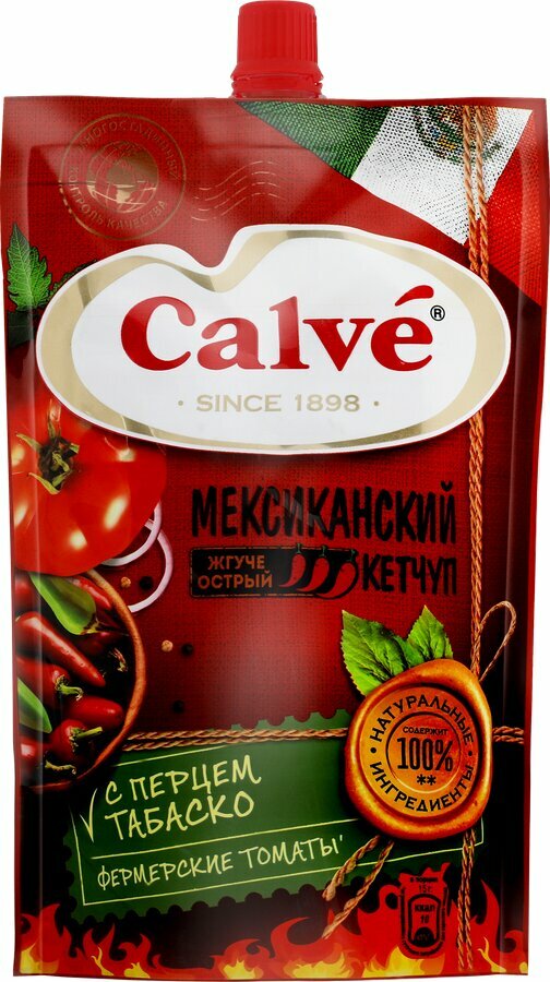 Кетчуп CALVE Мексиканский, 350г