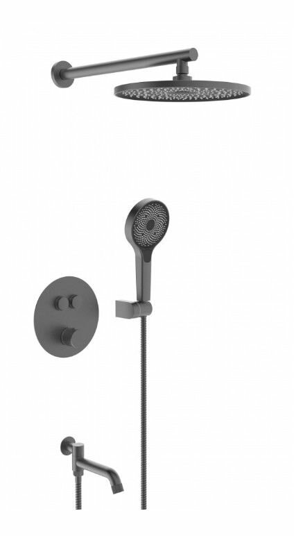 Смеситель встраиваемый для душа 3-я функция V25005-3G с термостатом