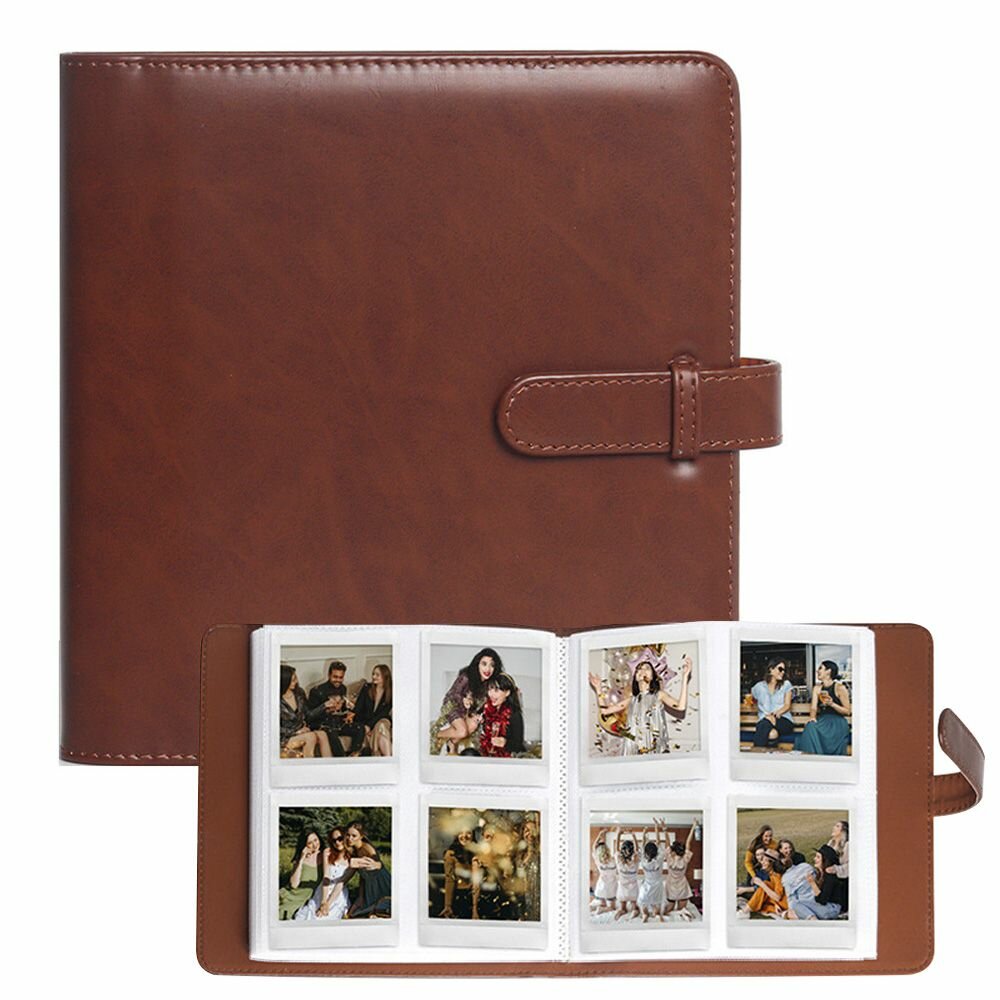 Фотоальбом на 288 карманов для Fuji Instant Instax Square - коричневый