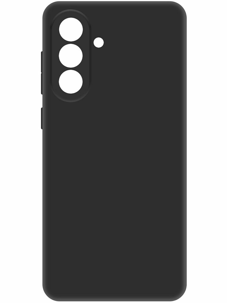 Клип-кейс Krutoff "Soft Case", для Samsung A36/A56, силикон, матовый, черный