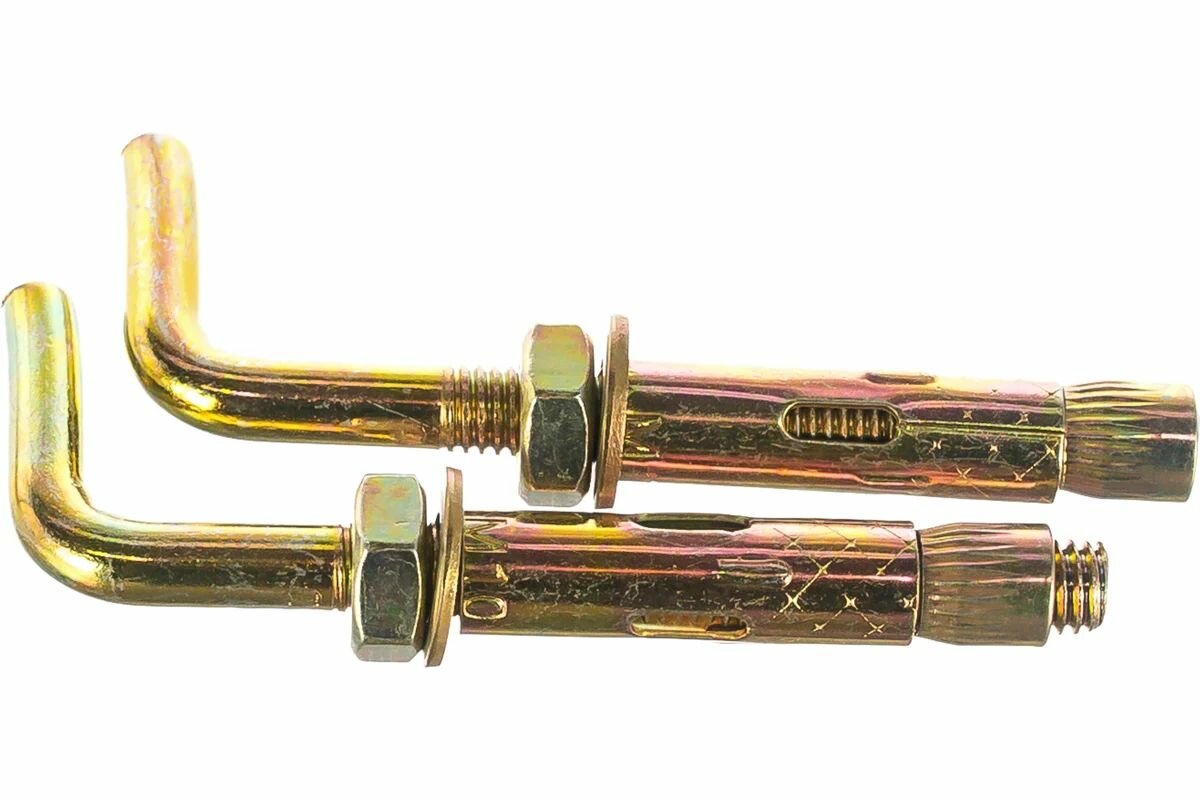 Анкерный болт с Г-образным крюком Tech-Krep/Zitar HL 10x60 2 шт - пакет 112566