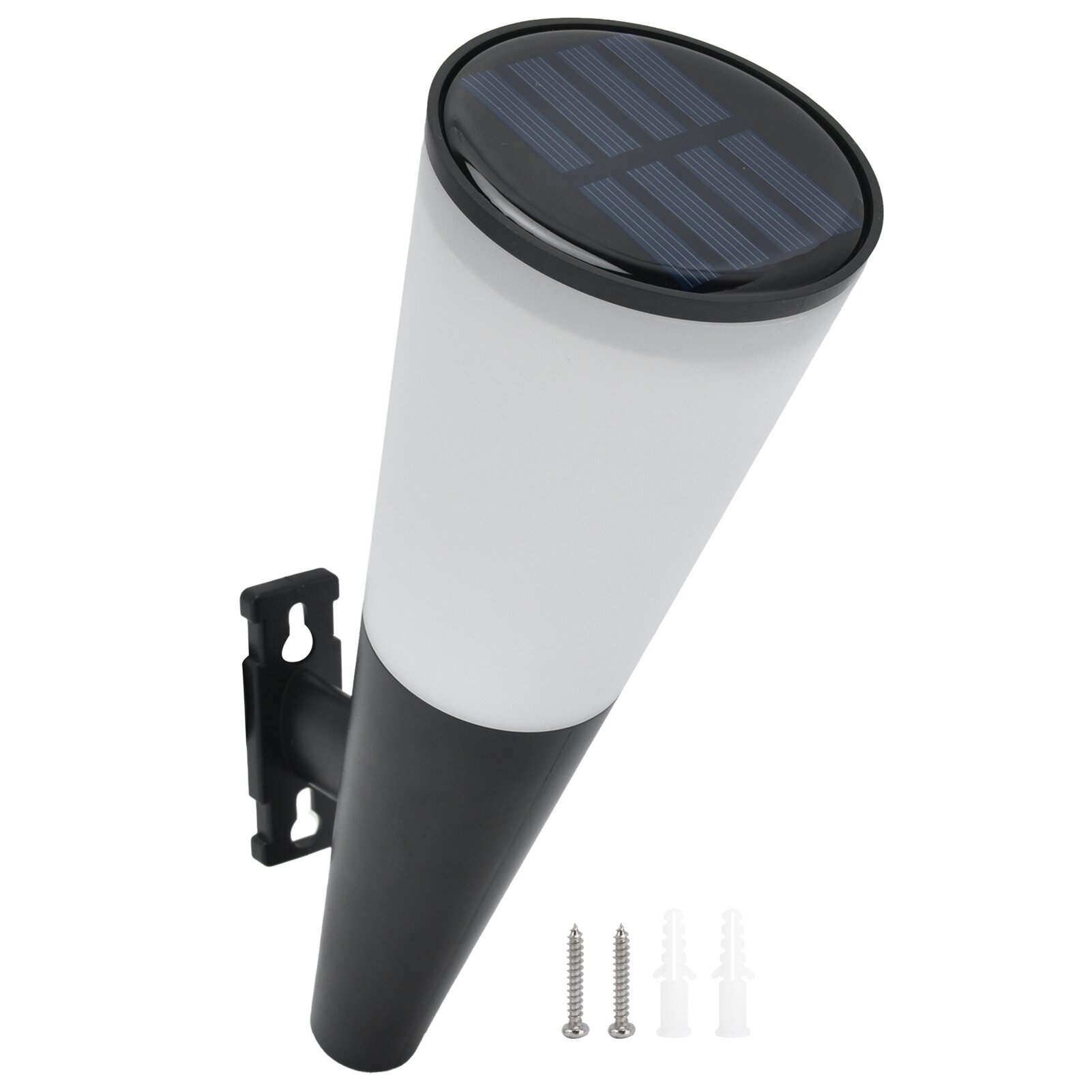 Накрытая стена светильника RGBW Цвета изменение солнечной лампы IP65 для садового балкона улица лестницы