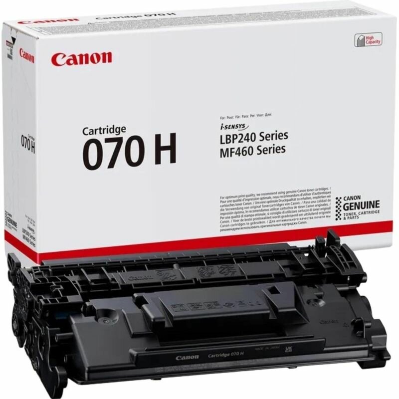Картридж лазерный CANON 070H BK черный, увеличенной емкости 10 200 стр