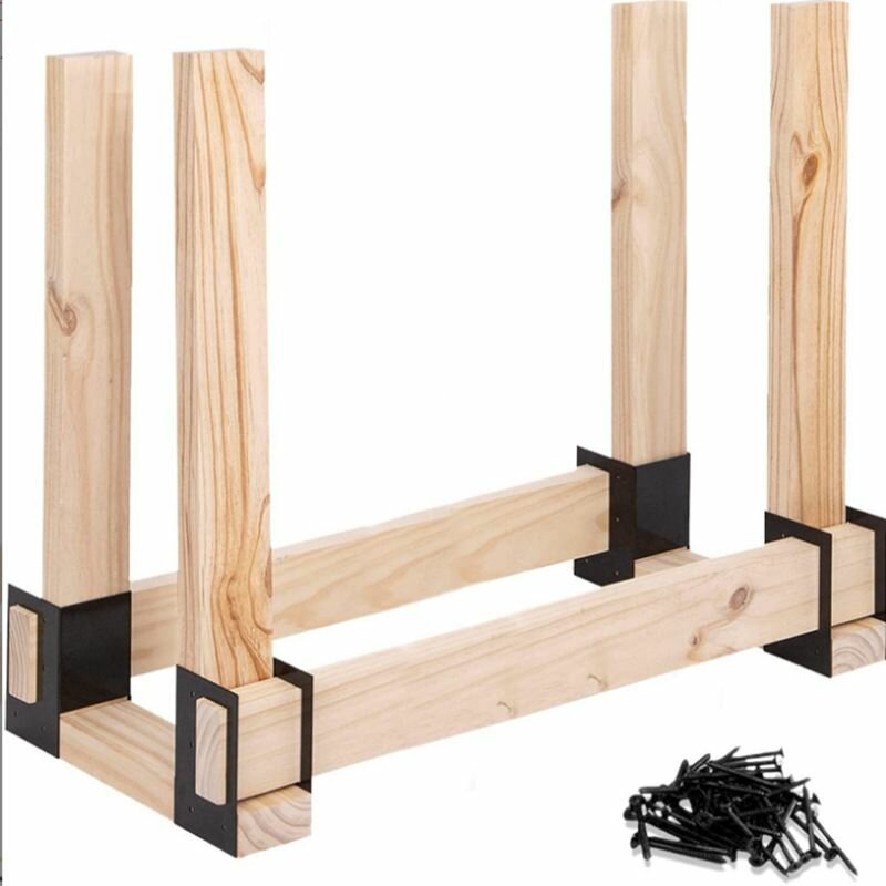 Дровница, решетка металлическая кованая для бани и камина, стойка декоративная под дрова, для дома и улицы