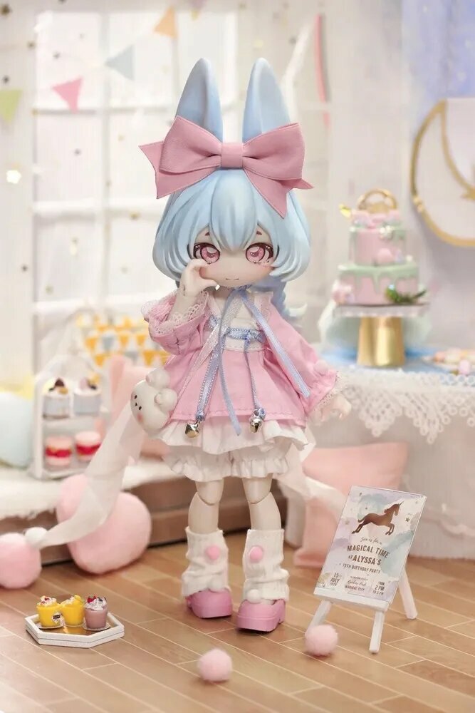 LEI-Doll Кукла BJD 1/12 шарнирная (Inedible Doll) аниме с одеждой и аксессуарами . 15 мин. BJD Кукла, Чао играет вручную