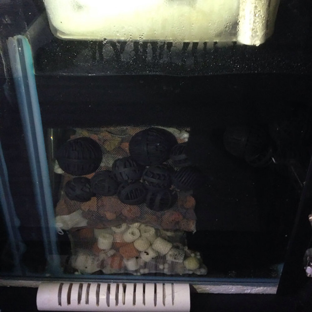 18 мм аквариумный био-шарик биологический био-шарик аквариумный фильтрующий материал шарики 50 шт