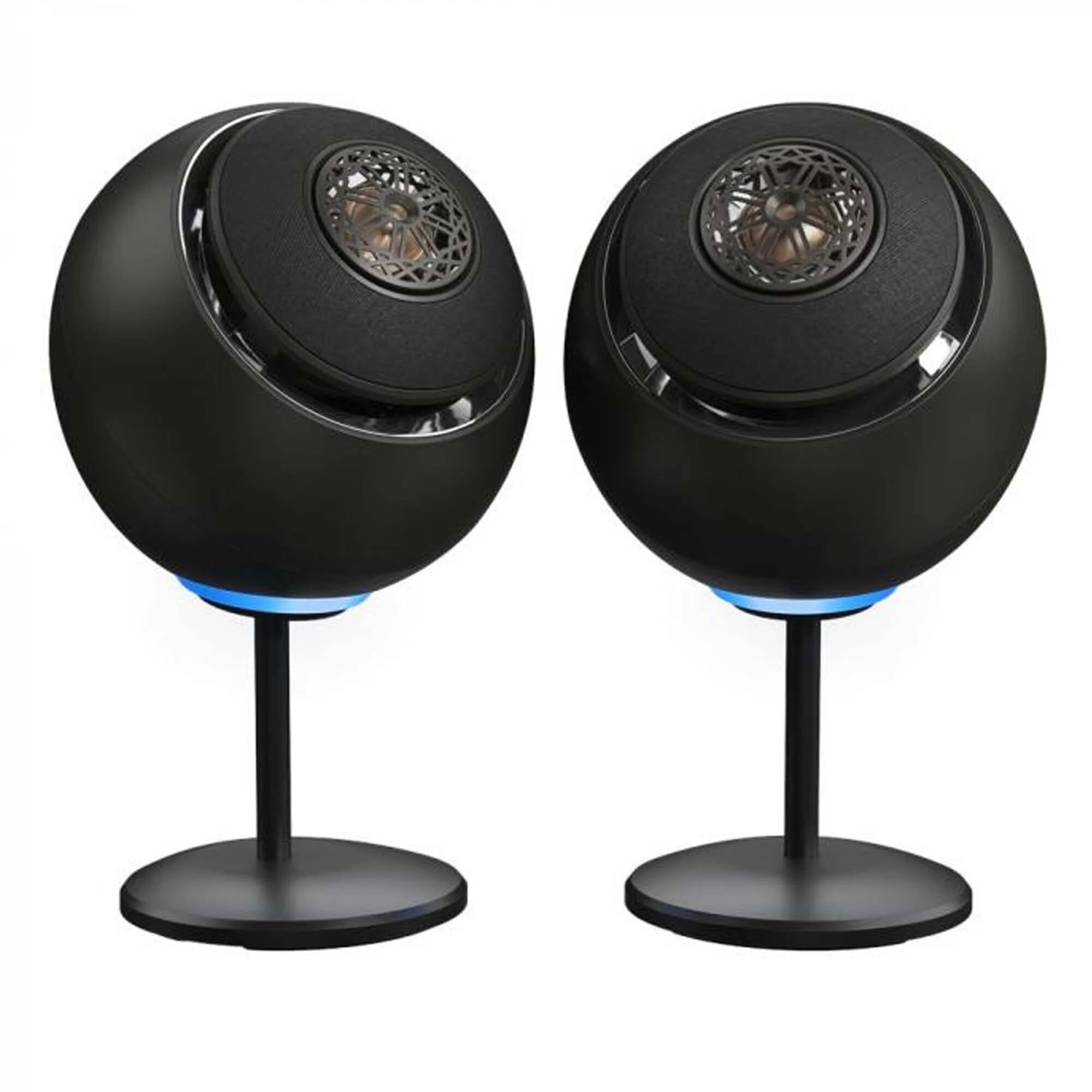 Акустика Creative "Pebble Nova", 2.0, коаксиальная, RGB-подстветка, пластик, черный