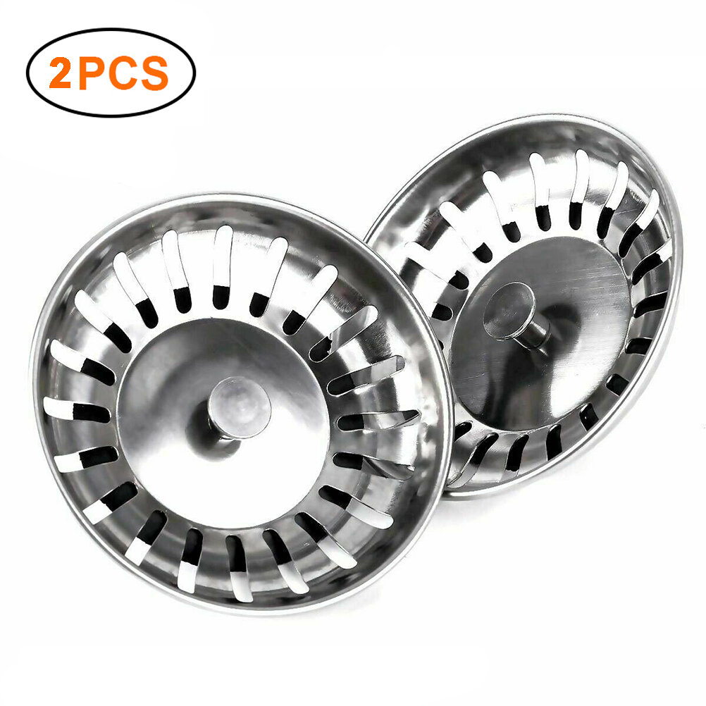 Шт, пробка для кухонной мойки из нержавеющей стали, сито для раковины, прочный противообрастающий фильтр для раковины, кухонная сливная пробка