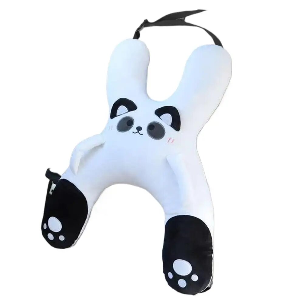 Детская автомобильная подушка для шеи с героями мультфильмов и ремнем безопасности, помощь в сна, C