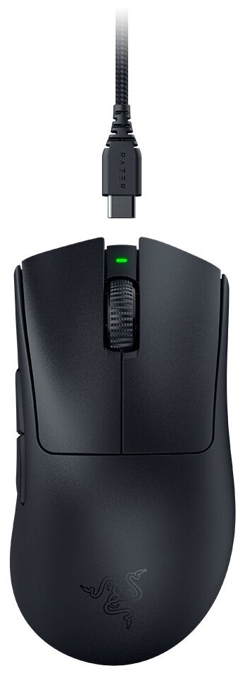 Мышь Razer V3 Pro DeathAdder, 30 000 DPI, беспроводная, Bluetooth, USB-C, 4k , Black