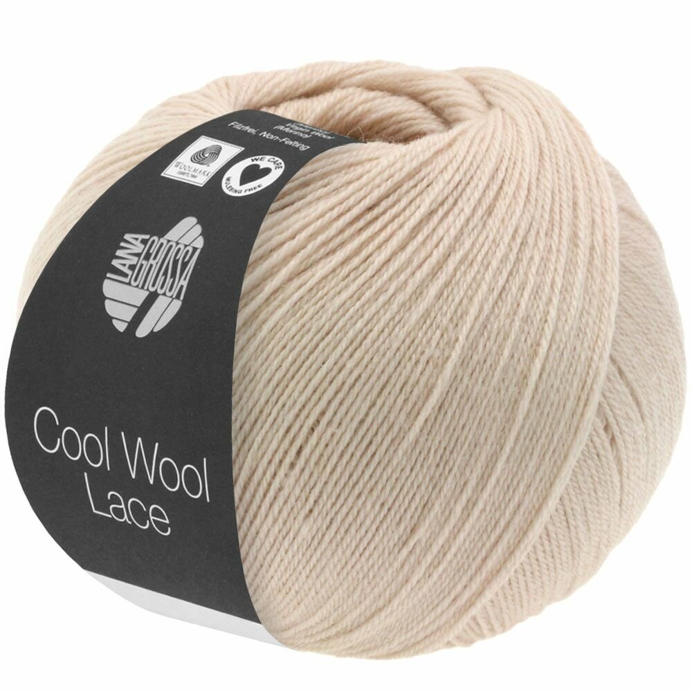 Пряжа для вязания Lana Grossa Cool Wool Lace (13 Gr ge) 5 мотков по 50 г/400 м