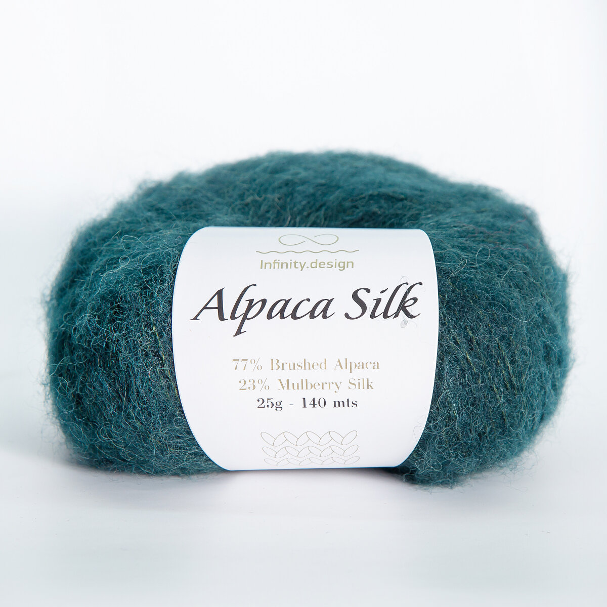 Пряжа для вязания Infinity Design Alpaca Silk (8264 Green)