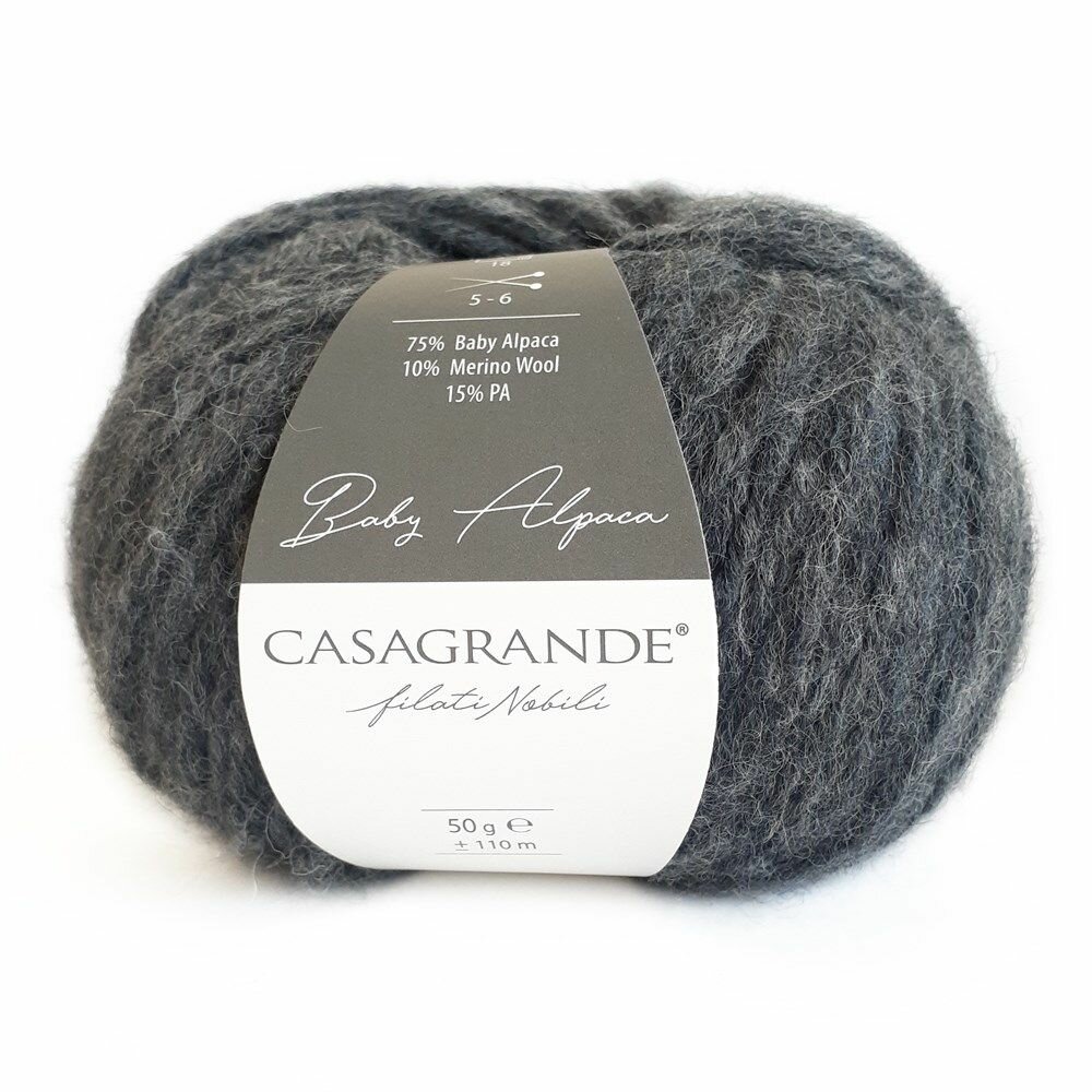 Пряжа для вязания Casagrande Baby Alpaca (16.011) 1 моток 50 г/110м