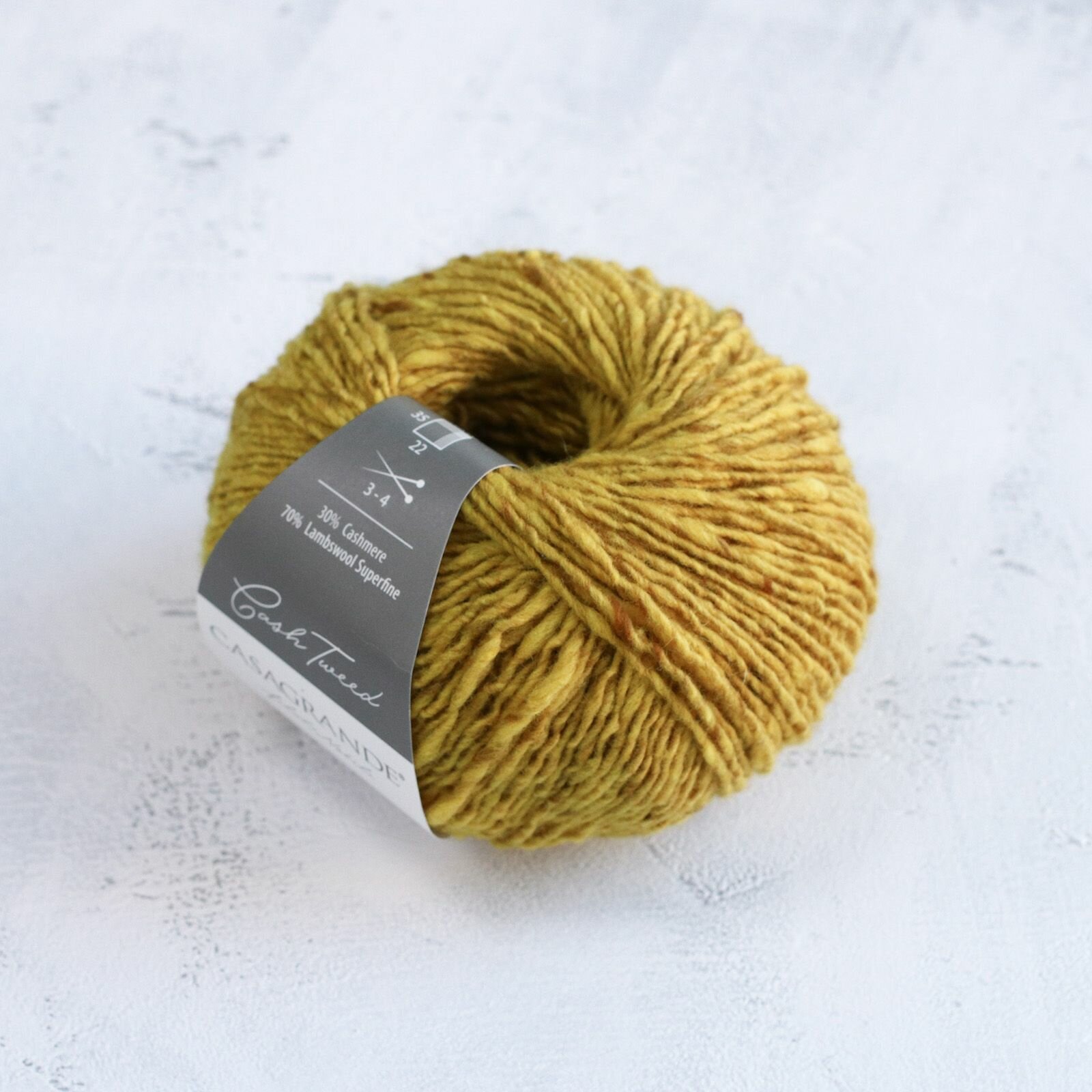 Пряжа для вязания Casagrande Cash Tweed (012 Ambra 271 ) 1 моток