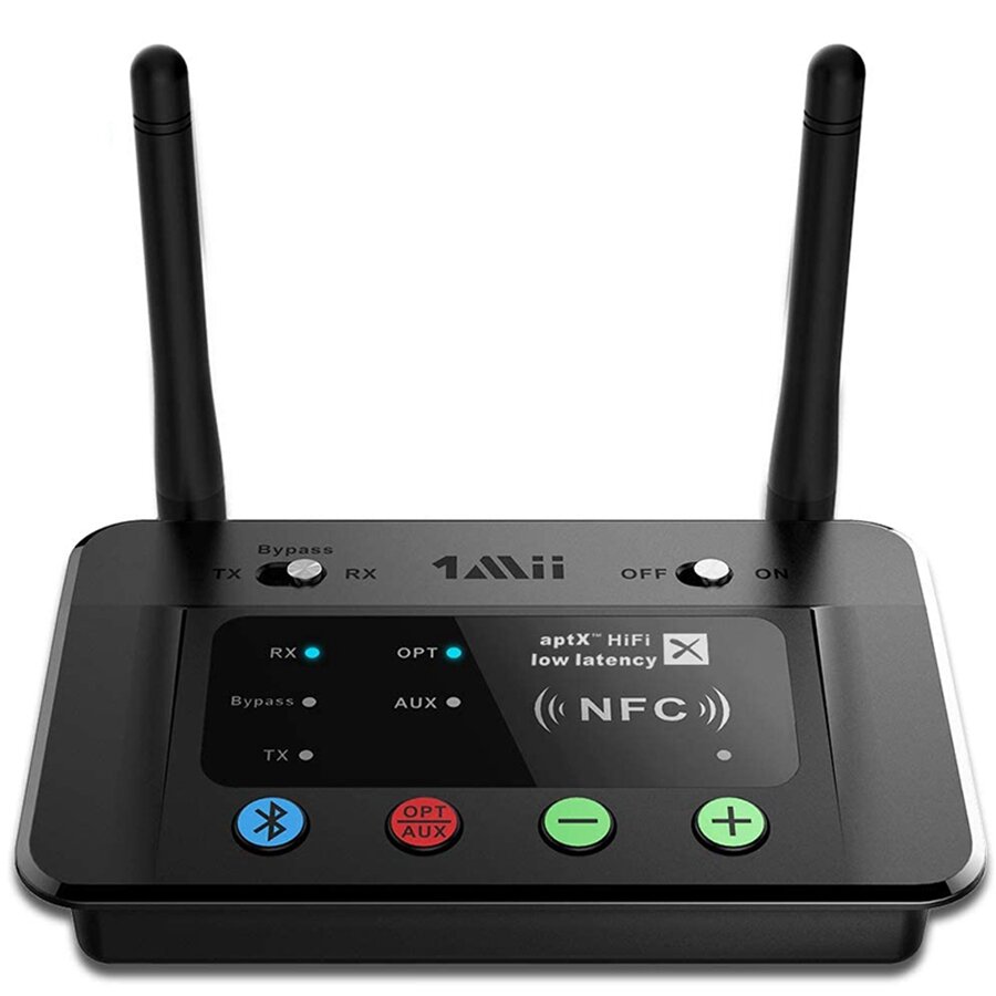 1MII Bluetooth-приемник аудиоадаптер для домашней стереосистемы с AptX HiFi Sound NFC оптический RCA AUX 3 5 мм B03