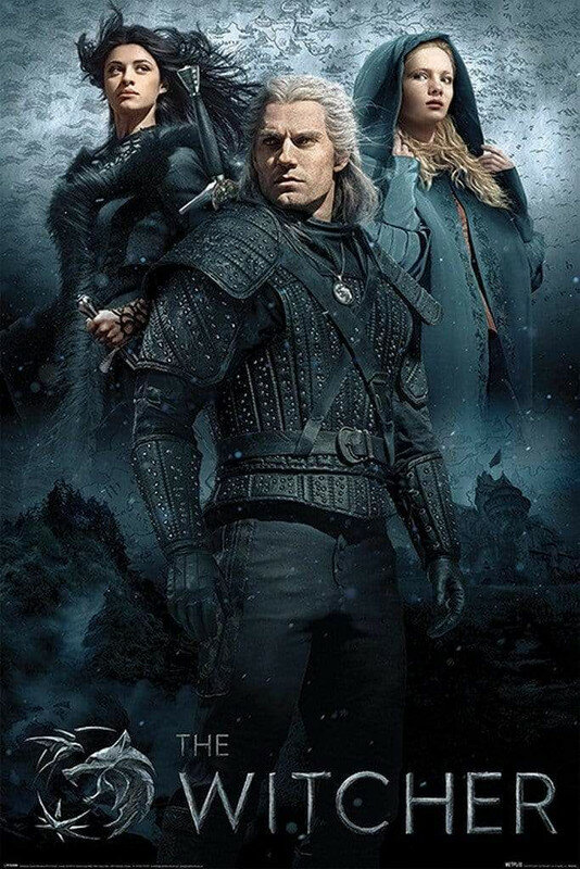Алмазная мозаика "The Witcher " 40*50 см, без рамы. Отлично подходит для дома, украшения, подарков, Рождества.