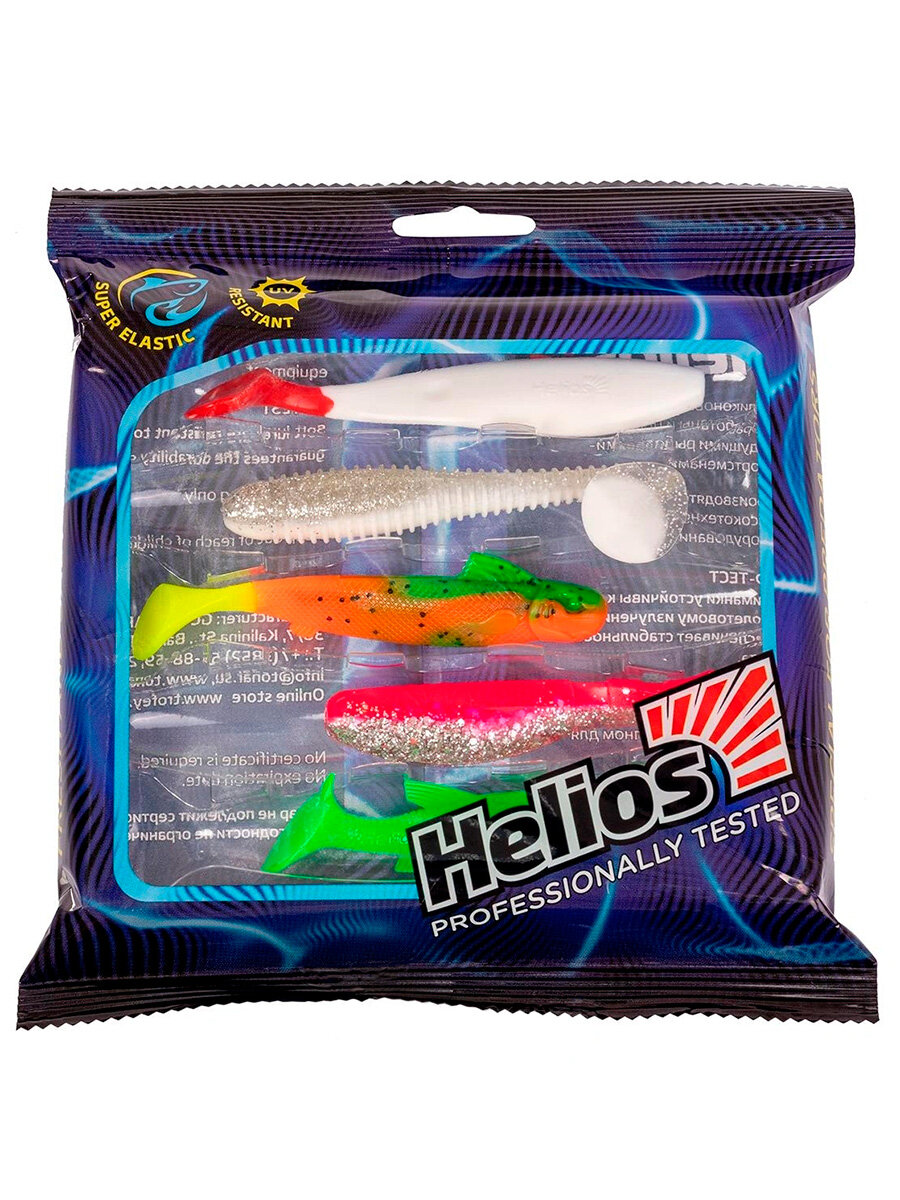 Набор приманок Helios для ловли на джиг 5шт/упак SET#1 (HS-PJ-SET1)