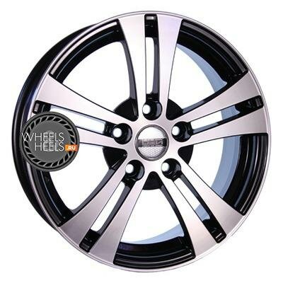 Диск автомобильный литой Neo 540 15x6 5x100 et40 dia57.1 BD, черный