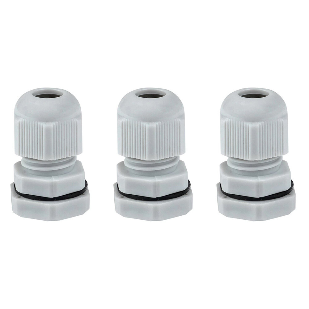 Сальник PG 7 для кабеля диаметром 3-6,5 мм IP54 пластиковый серый (60 шт.)