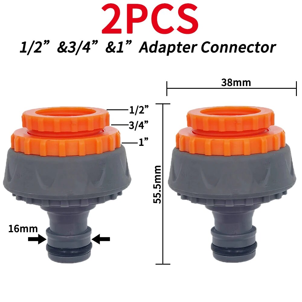 Адаптер для крана 1/2", 3/4", 1" (2шт) Цвет: H-2PCS