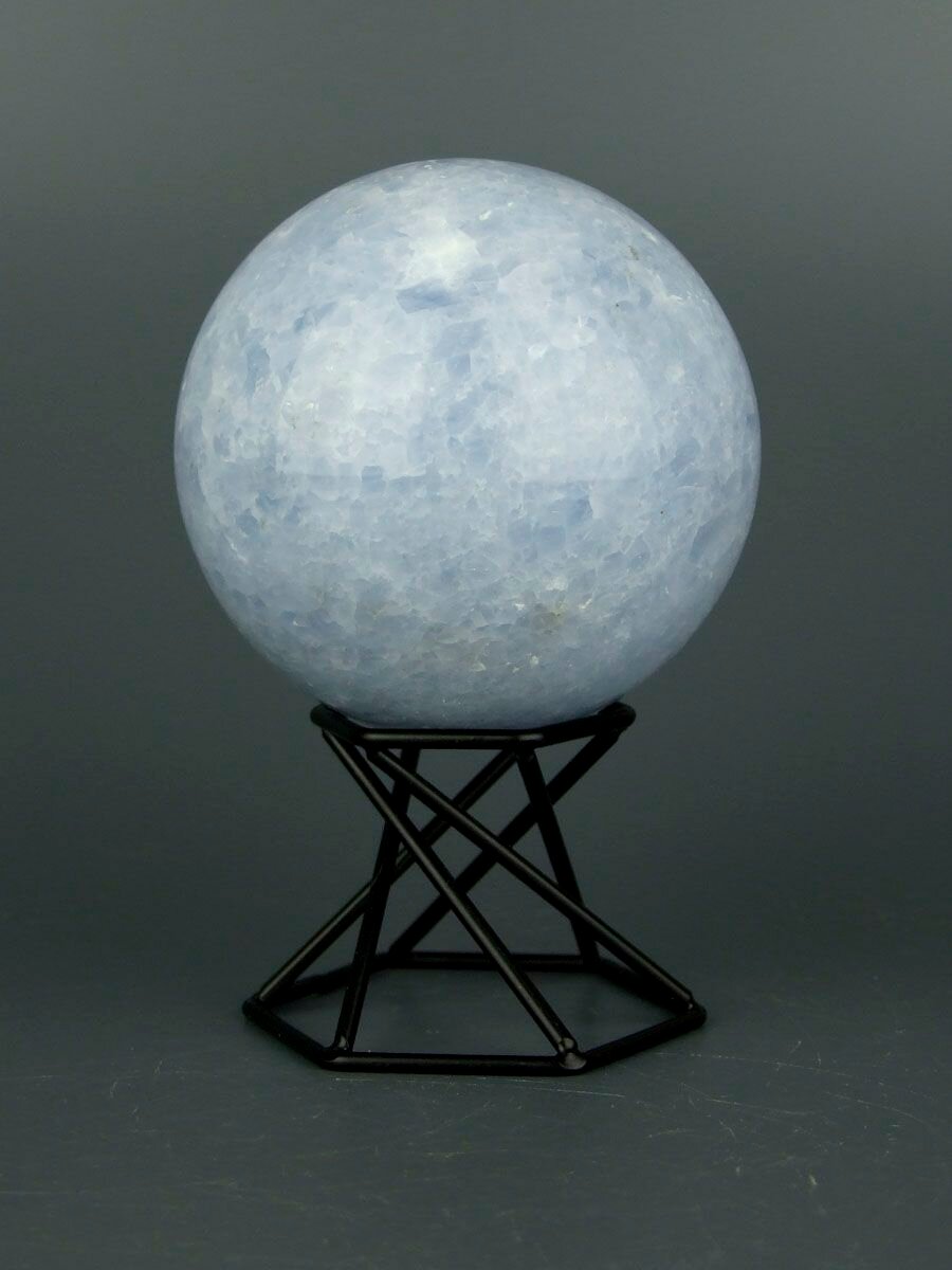 Голубой кальцит Шар 72 мм - Снимает воспаление и стабилизирует сердечный ритм