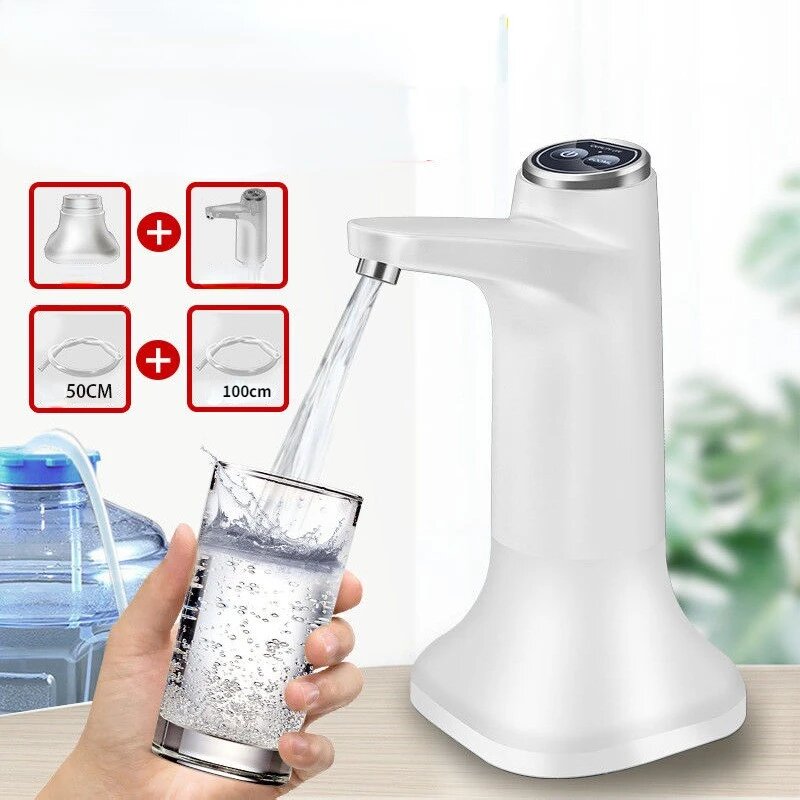 Автоматический диспенсер для воды Белый, USB, 50-100см