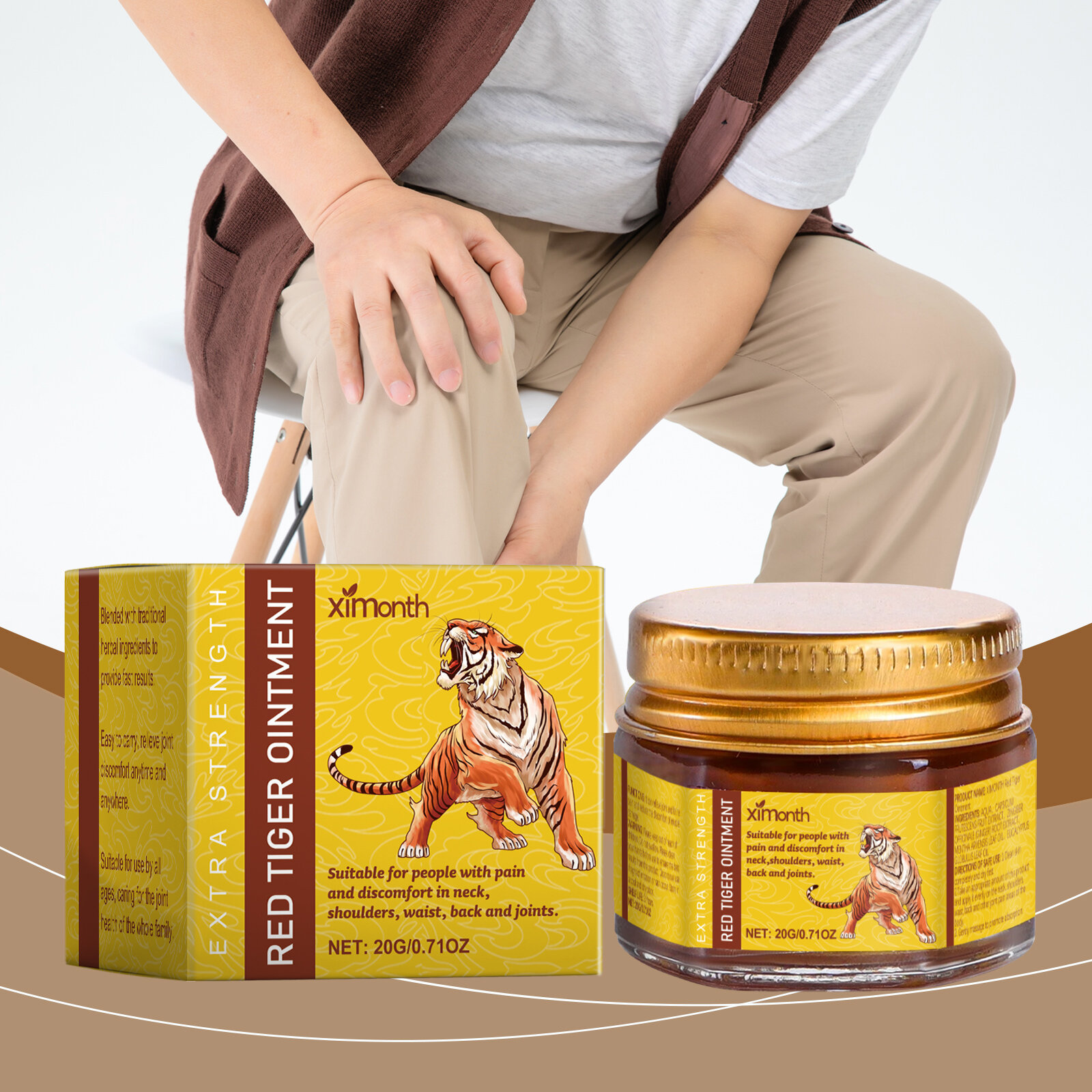 Крем для ухода за суставами Ximonth крем для массажа скелетных мышц суставов, плеч, шеи, спины, поясницы, наружный крем для ухода