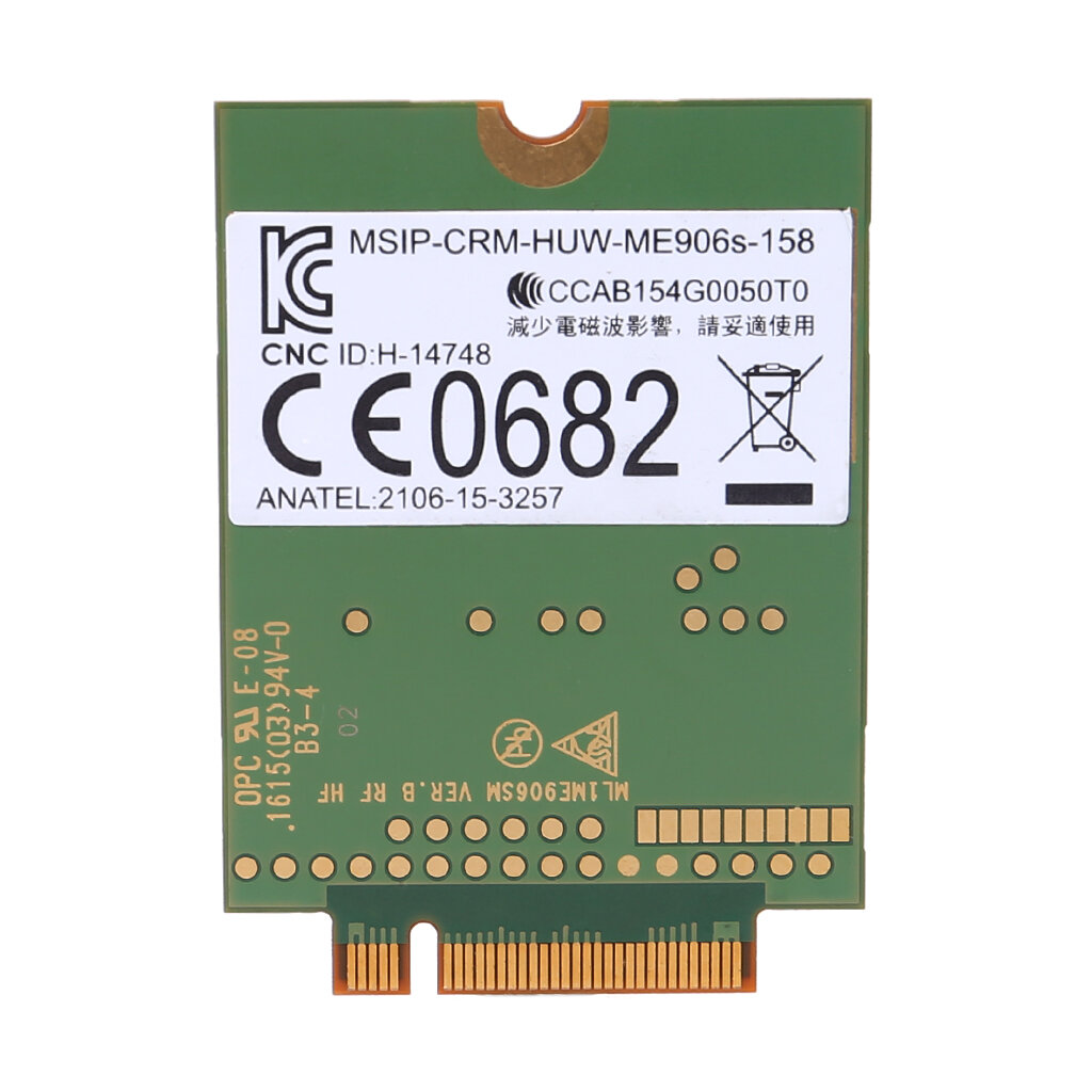 Беспроводная LT4132 LTE / HSPA+ FDD 4G WWAN MODULE CARD ME906S ME906S-158 Мобильная широкополосная связь 845710-001 845709-001