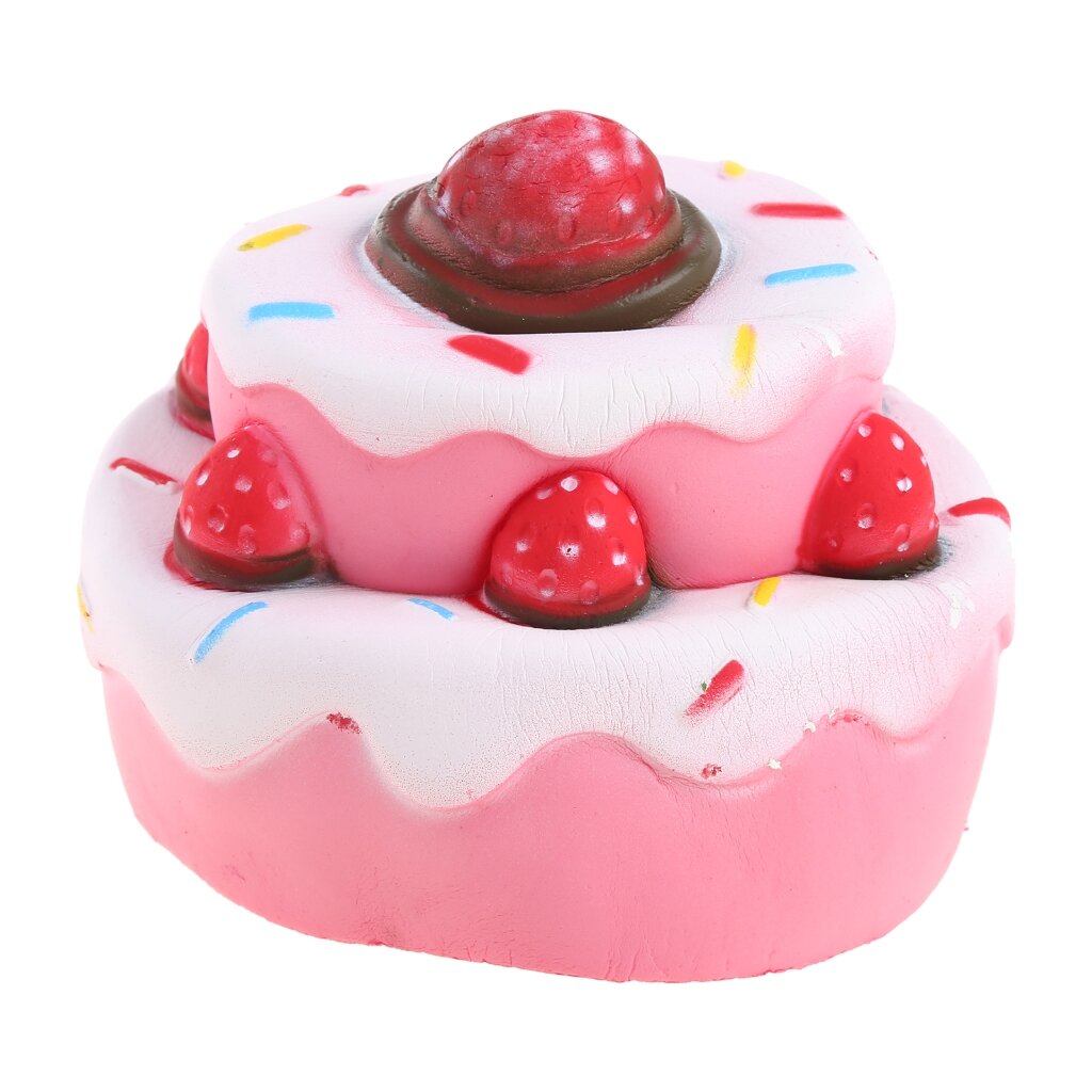 Реалистичный торт, губчатый шарик, мультяшная игрушка для торта, восходящая память, интерактивная игрушка, супер мягкая для взрослых, офиса
