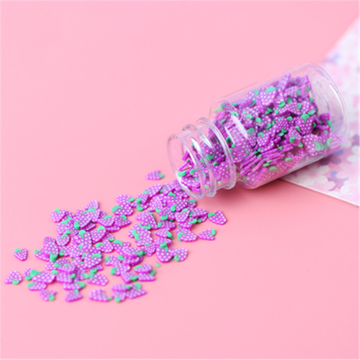 Игрушка,1 бутылка мягких керамических фруктовых ломтиков объемом 20 мл-виноград