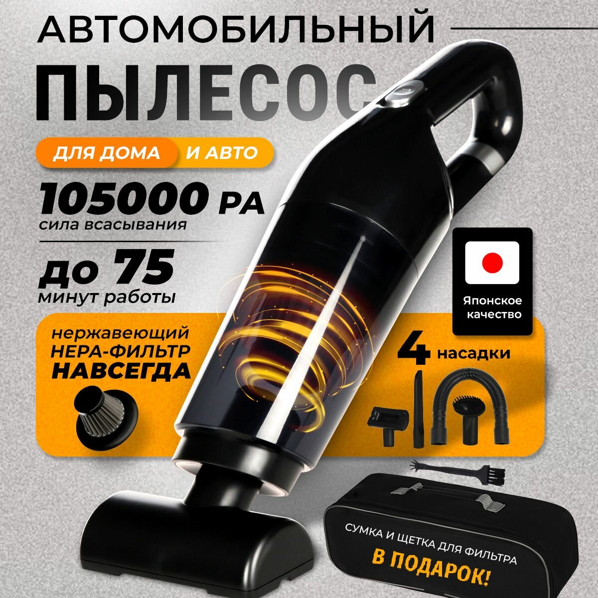 Пылесос автомобильный