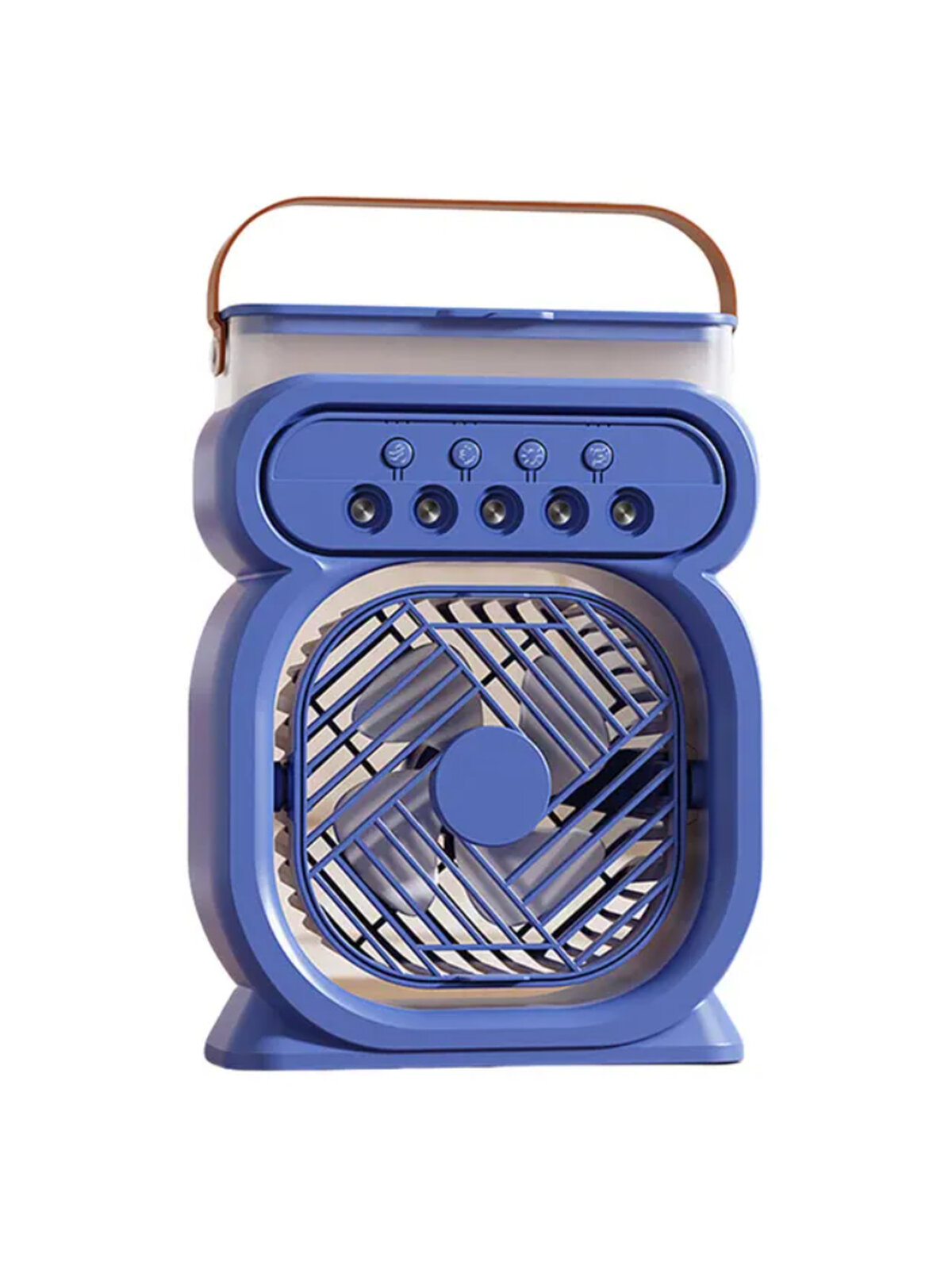 Портативный вентилятор 3 в 1 с питанием от USB, увлажнитель с подсветкой, цвет синий