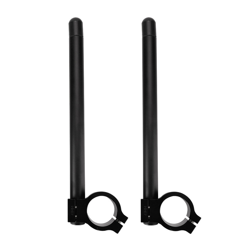 Универсальные регулируемые рули для мотоциклов диаметром 41 мм, изготовленные на станке с ЧПУ, пара, отдельные легкие рули из алюминиевого сплава для кастомных гоночных мотоциклов.