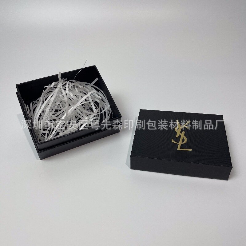 Подарочная коробка "Золотой слиток", для губной помады и духов, цвет рафия