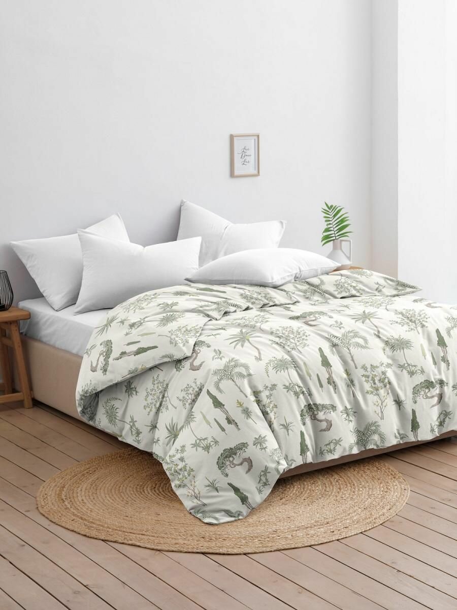 Пододеяльник Бязь 120гр. 2 сп. 175х215 / Ночь Нежна / Трис осн. 20063-1