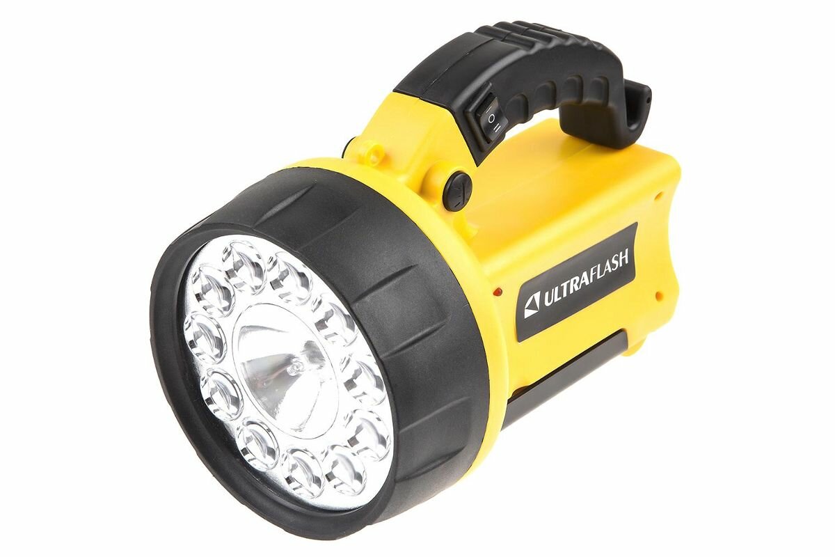 Фонарь ручной UF3753LED желтый/черный