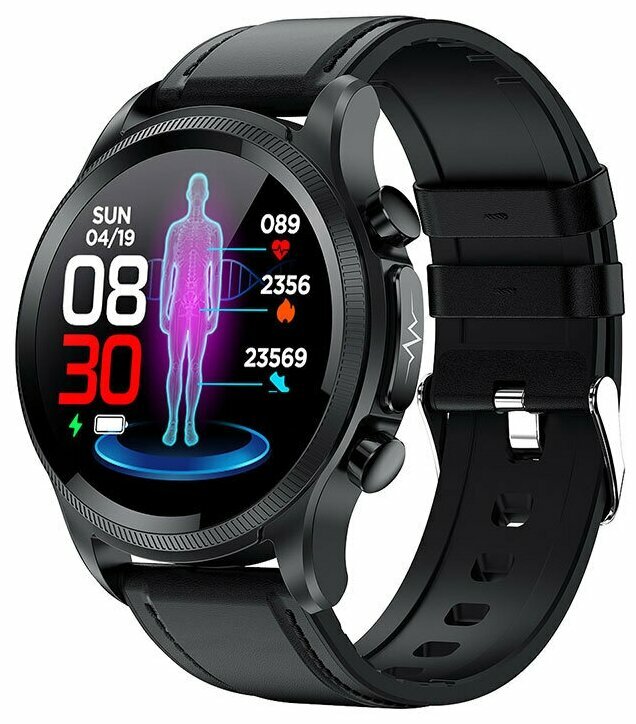 Фитнес-браслет HerzBand Elegance ECG 3: пульс. давление, ЭКГ, кислород, сахар в крови