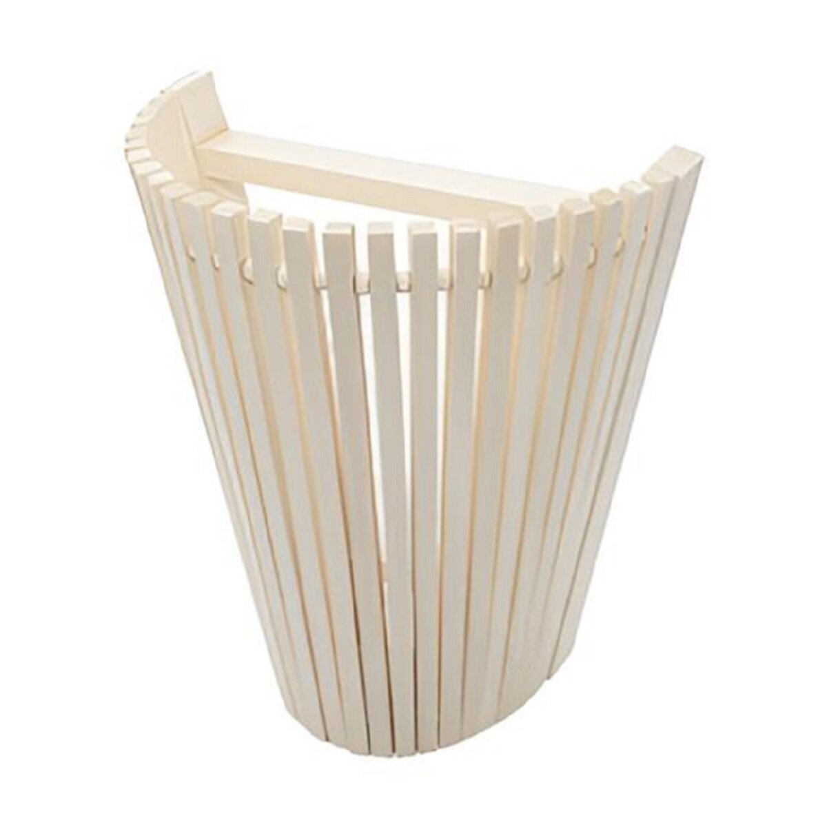 Абажур настенный МФ-1, для бани и сауны, бежевый, деревянный