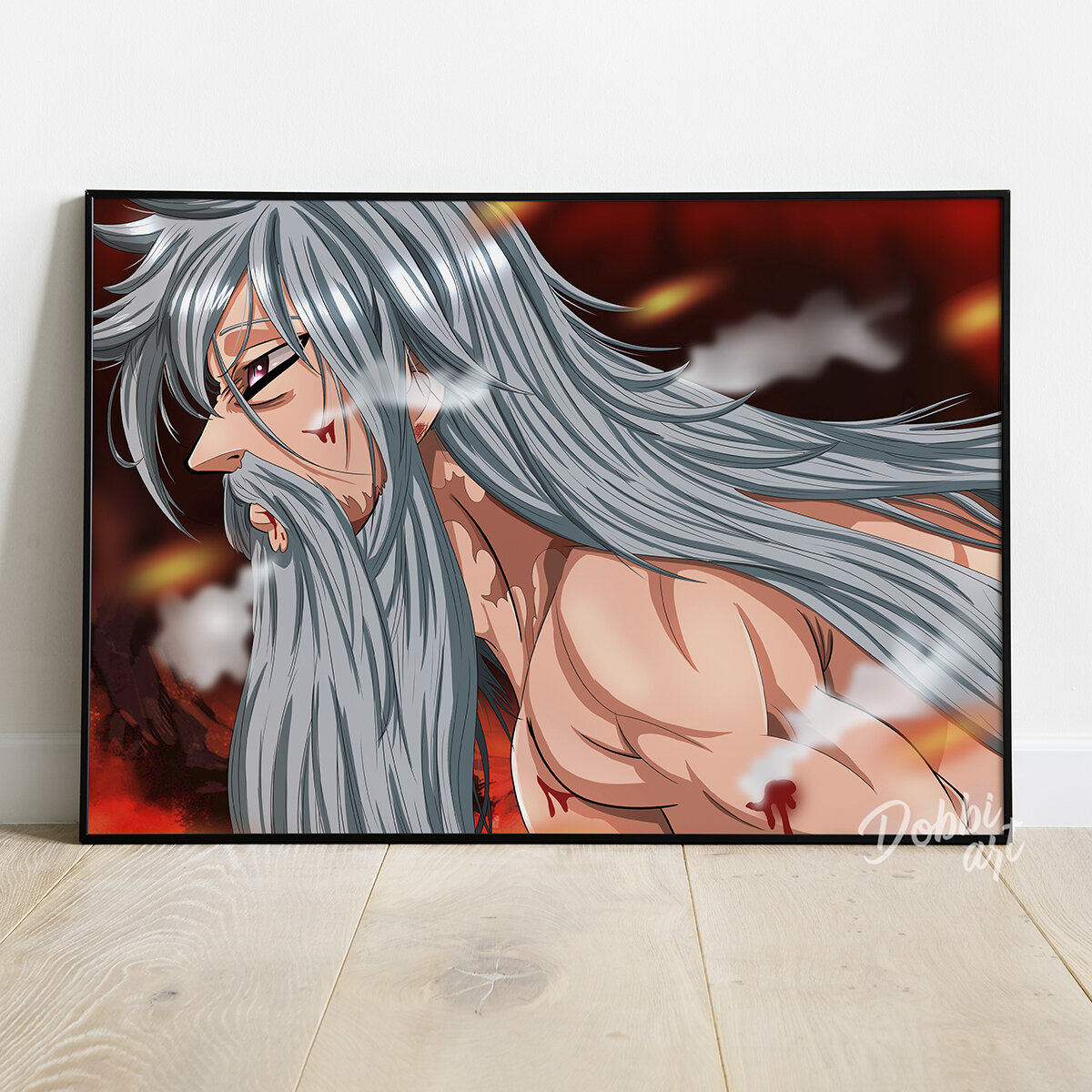 Постер 7 смертных грехов 30х40 см без рамы/ The Seven Deadly Sins/ Аниме, манга/ Постер для интерьера/ Декор на стену/ Постер для дома, офиса/ Плакат интерьерный/ Плакат Аниме/ Бан/ Подарок парню/ Подарок девушке/ Картина для интерьера