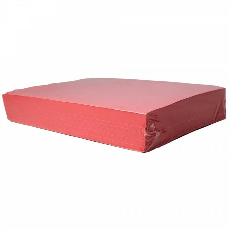 Бумага цветная А4 500л интенсив красный 80г/м2 Promega jet