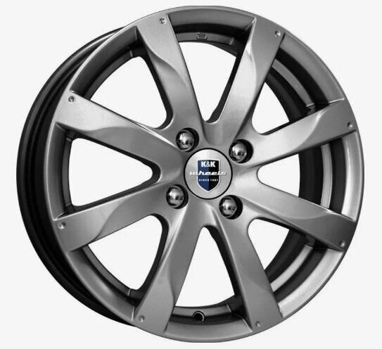 Колёсный диск 6.0j*15 4/100 ET38 D67.1 Джемини (КС617) Дарк платинум КиК