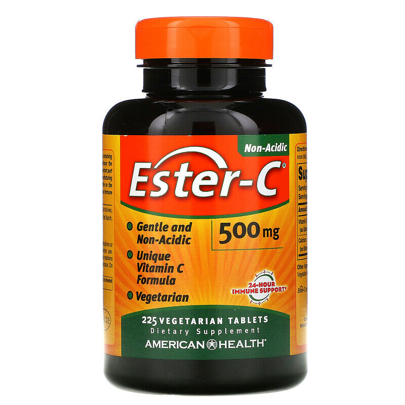 American Health Vitamin C Ester-C 500 мг 225 вегетарианских таблеток (American Health)