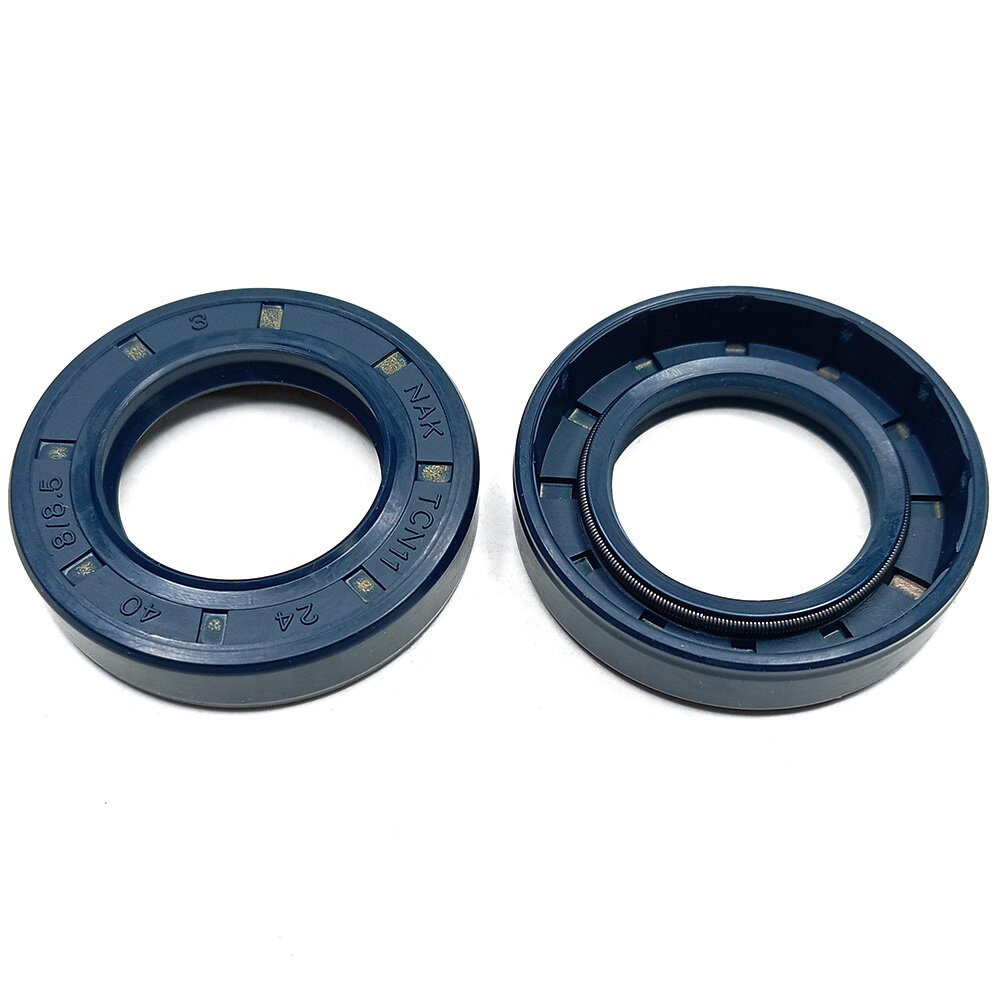 Сальник высокого давления 24x40x8/8.5 TCN11 NBR-80-B-01B/C/E NAK маслобензостойкий (манжета армированная)