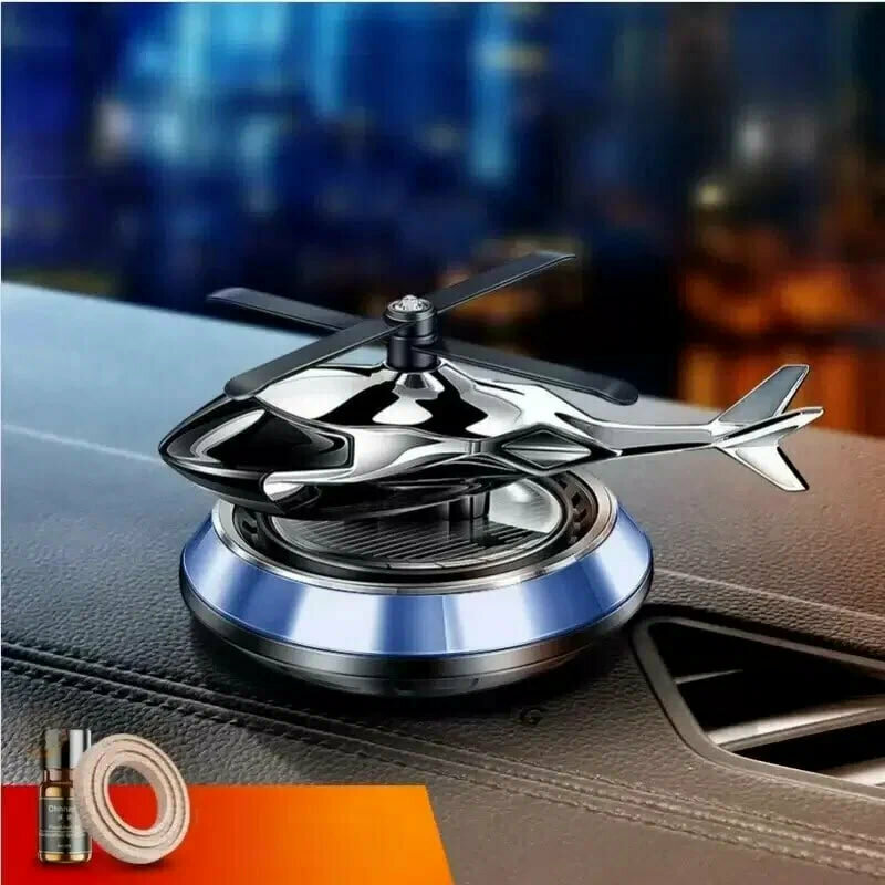 Ароматизатор автомобильный (Вертолет на солнечных батареях). Рандомный цвет!