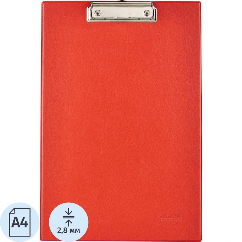 Папка-планшет A4 красный Россия