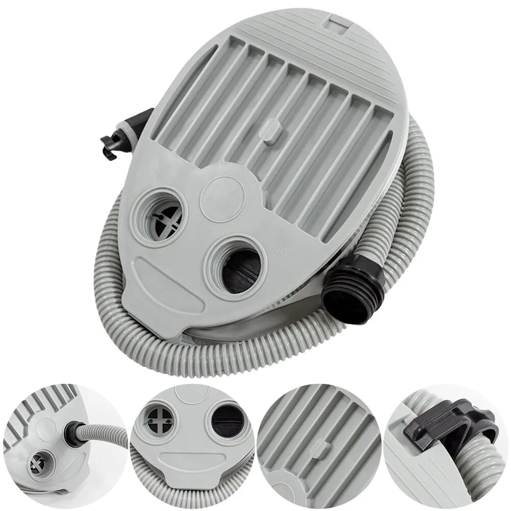 5л ножной насос высокого давления, противоскользящий портативный надувной воздушный насос, портативный воздушный насос для каноэ, каяка, плота, резиновая лодка